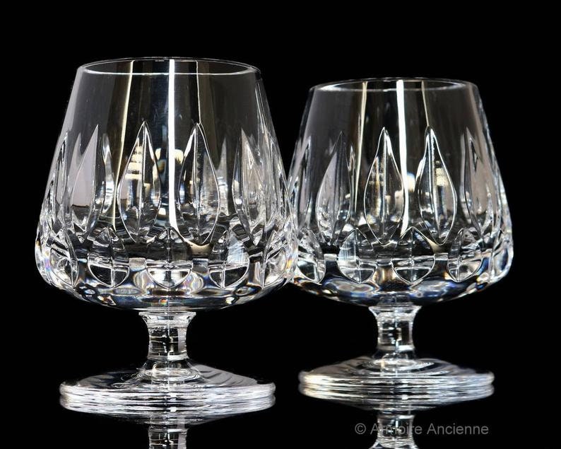 Crystal COGNAC Glasses - Balloon Snifters - NACHTMANN - Etsy