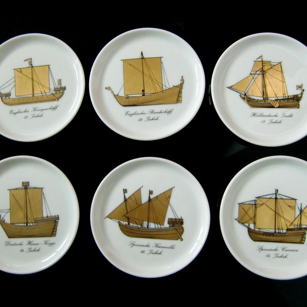 Antique Porcelain Coasters - Etsy