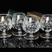 2x Crystal COGNAC GLASSES - Brandy Bourbon Balloon Snifters - Etsy