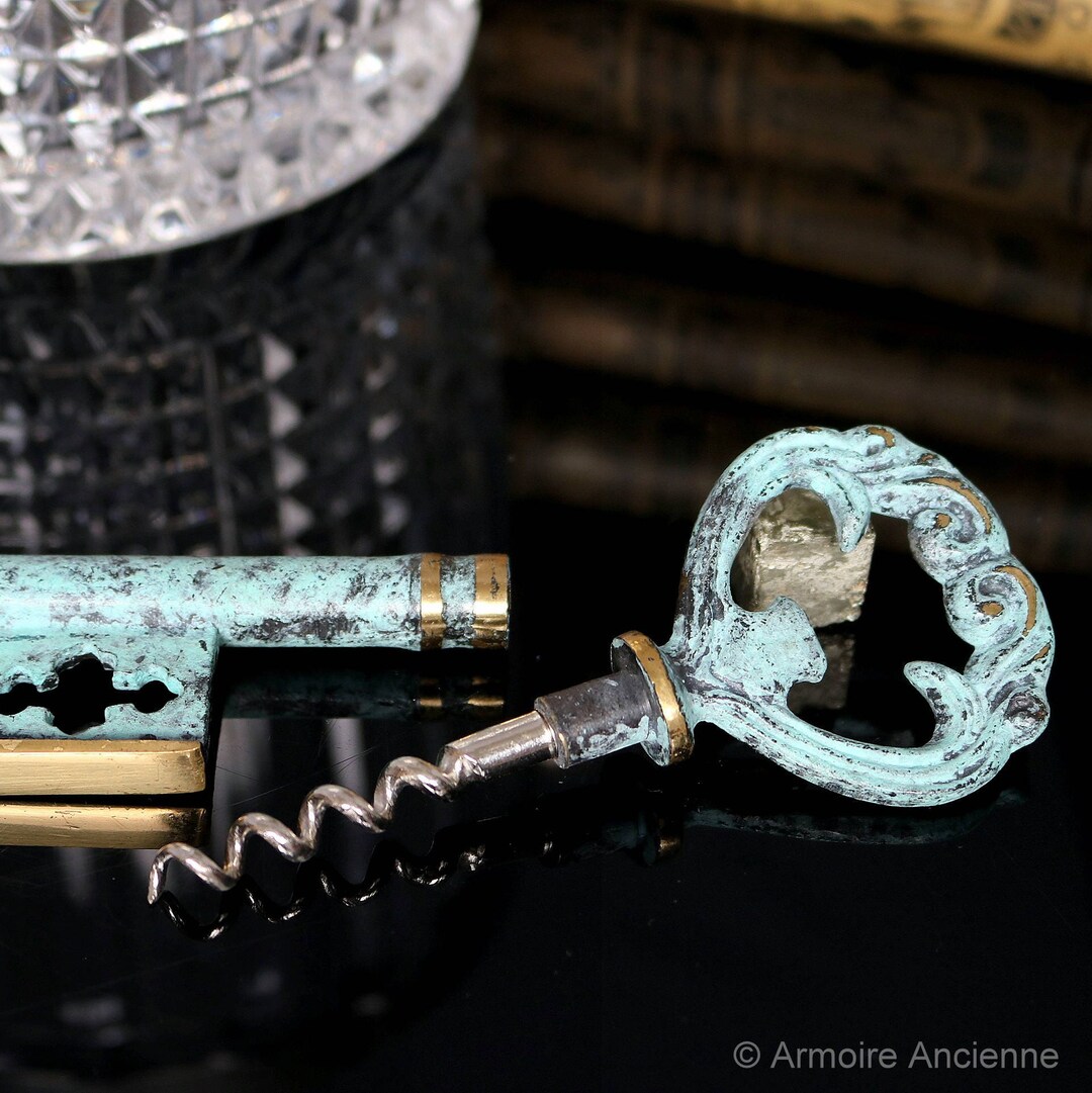 Brass Bottle Screw in Key Design - Etsy