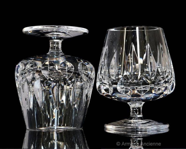 Crystal COGNAC Glasses - Balloon Snifters - NACHTMANN - Etsy