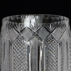 XL Large CRYSTAL VASE With Elaborate Cuts - Etsy