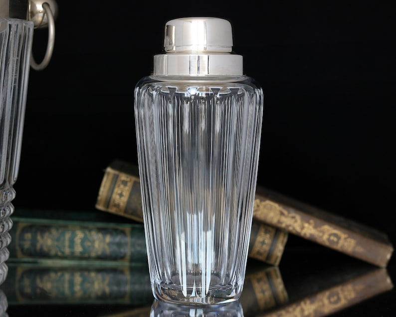 Crystal COCKTAIL SHAKER Silver-Plated Mounting WMF | Etsy