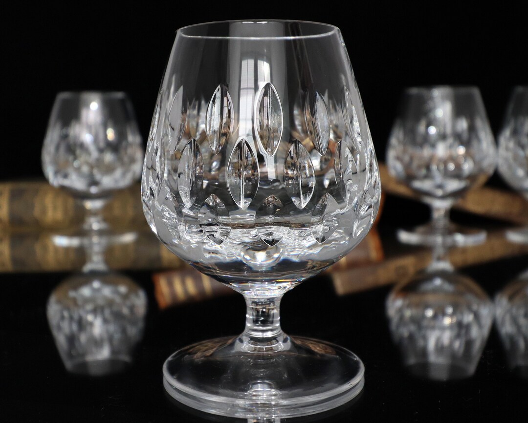 Crystal COGNAC Glasses - Balloon Snifters | Set of 2 - Etsy