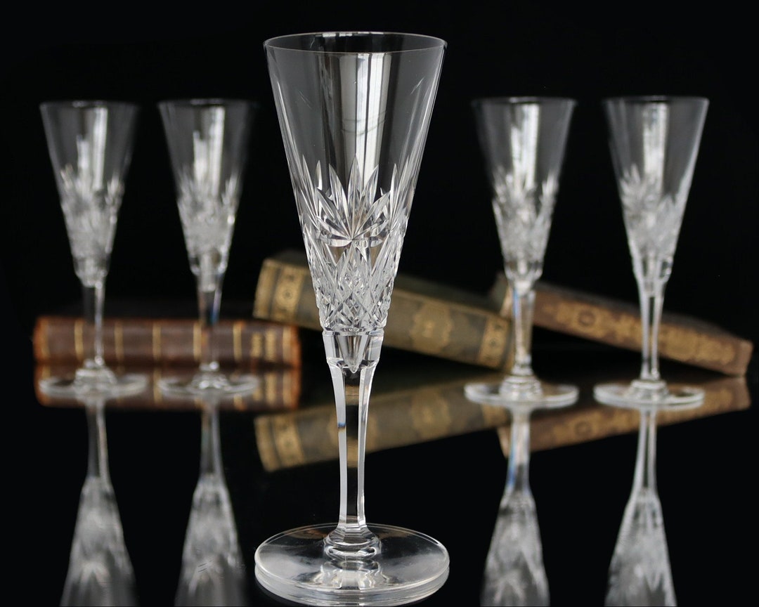 Crystal APERITIF GLASSES, Tulip Shape | Set of 5 - Etsy