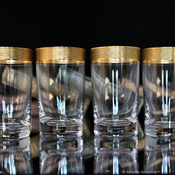 Gold Rimmed Cocktail Glasses - Etsy