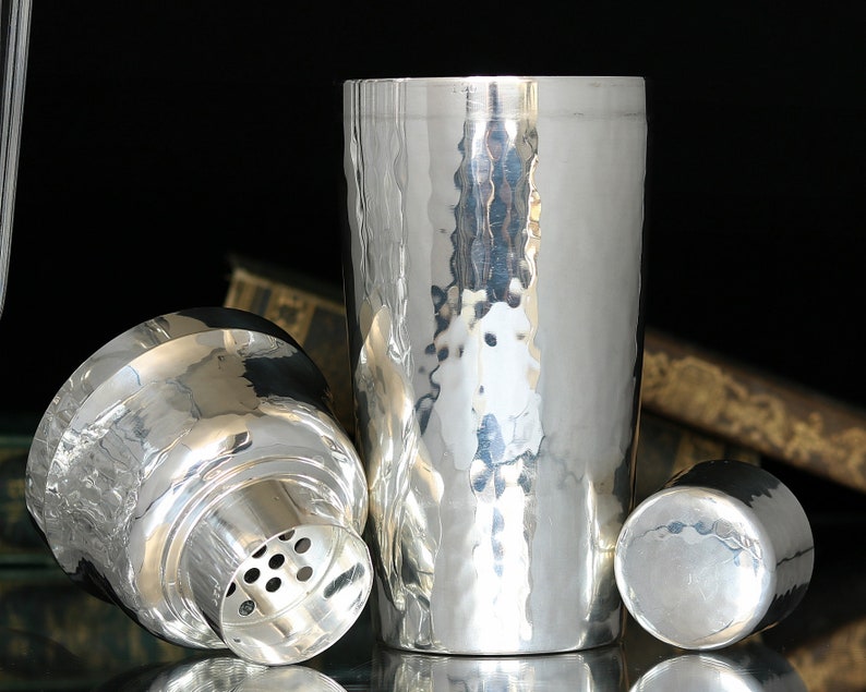 COCKTAIL SHAKER With Silver-plated Hammered Finish - WMF - Etsy