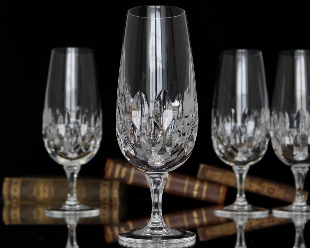 Crystal Beer Flutes - COCKTAIL Glasses - NACHTMANN | Set of 4 - Etsy