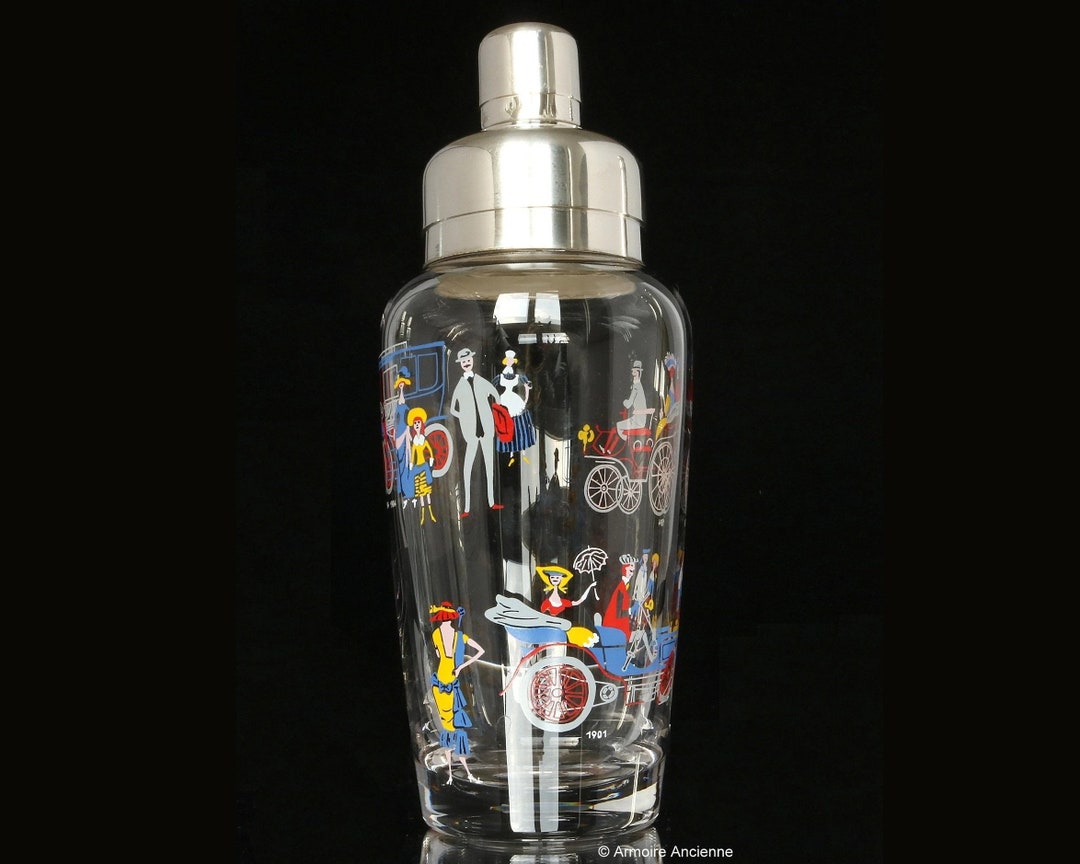 Crystal Cocktail Shaker and Glasses Set - Etsy