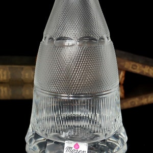 MOSER Crystal Decanter With Gold-plated Mounting - Splendid Line - Etsy