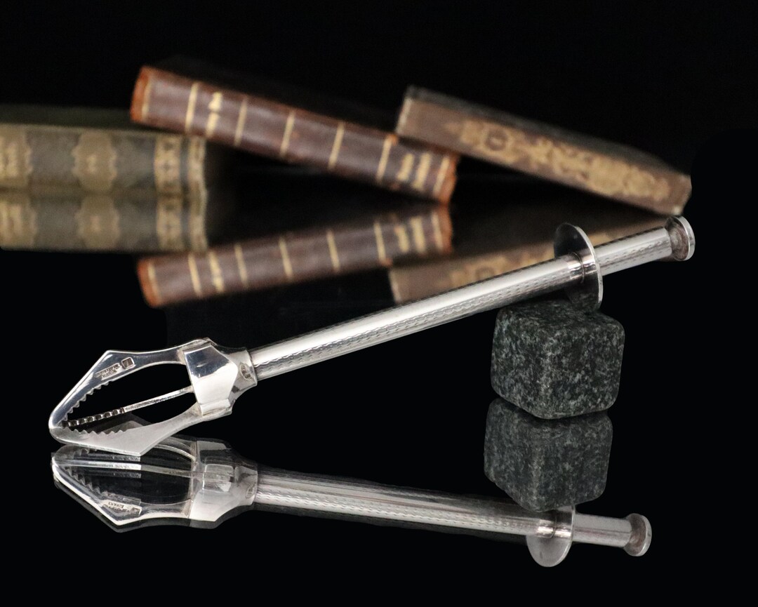 CHRISTOFLE Ice Tongs - Silver-plated Automatic Ice Claws, Made in ...