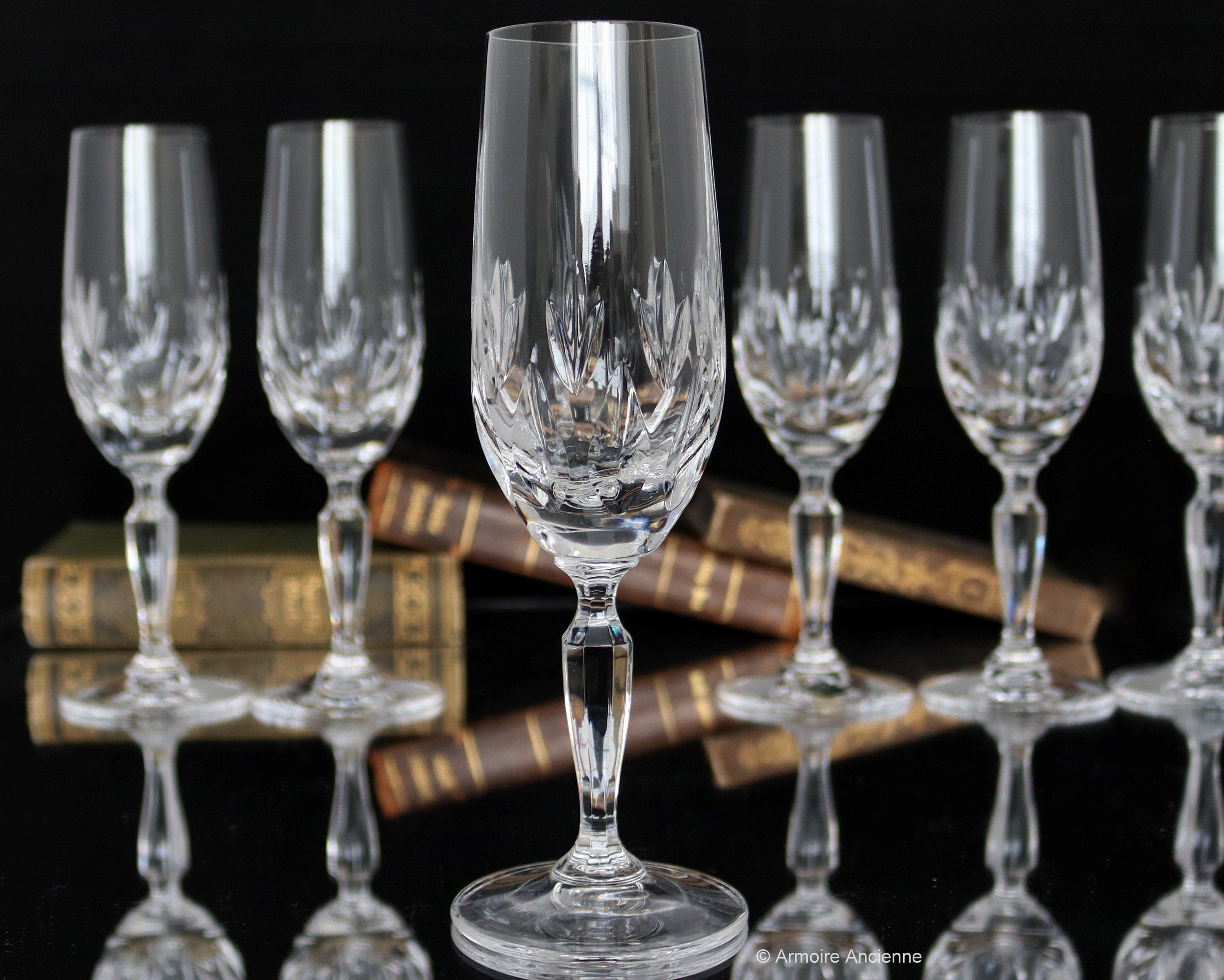 Expensive Crystal Champagne Flutes