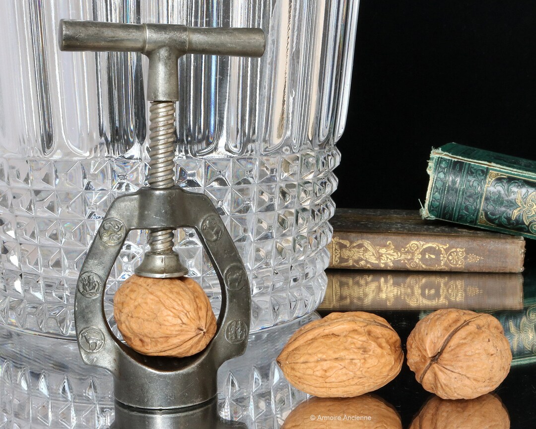 Pewter Nutcracker With Hand-machined Spinning Press, Zodiac Signs Decor ...