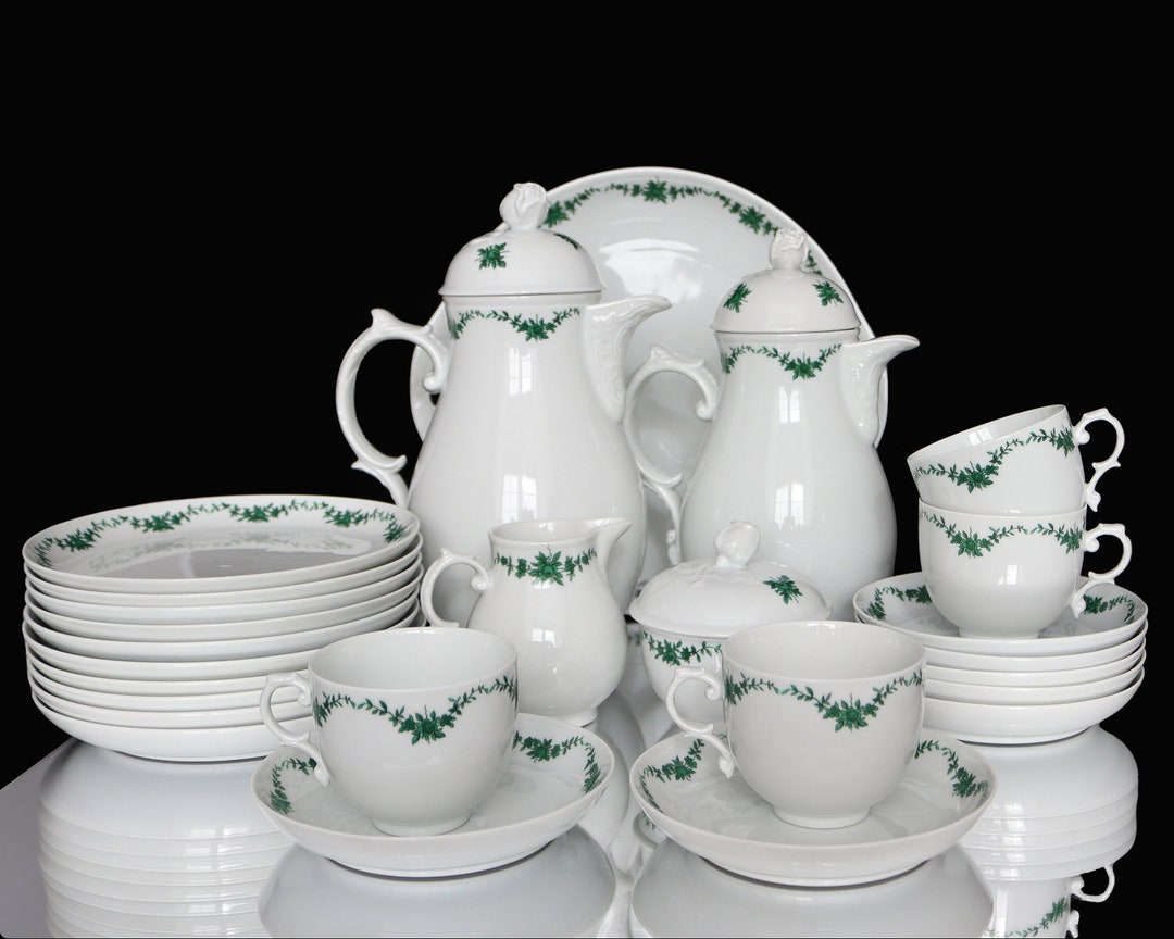 FURSTENBERG Porcelain Service Schlossgarten Pattern - Etsy