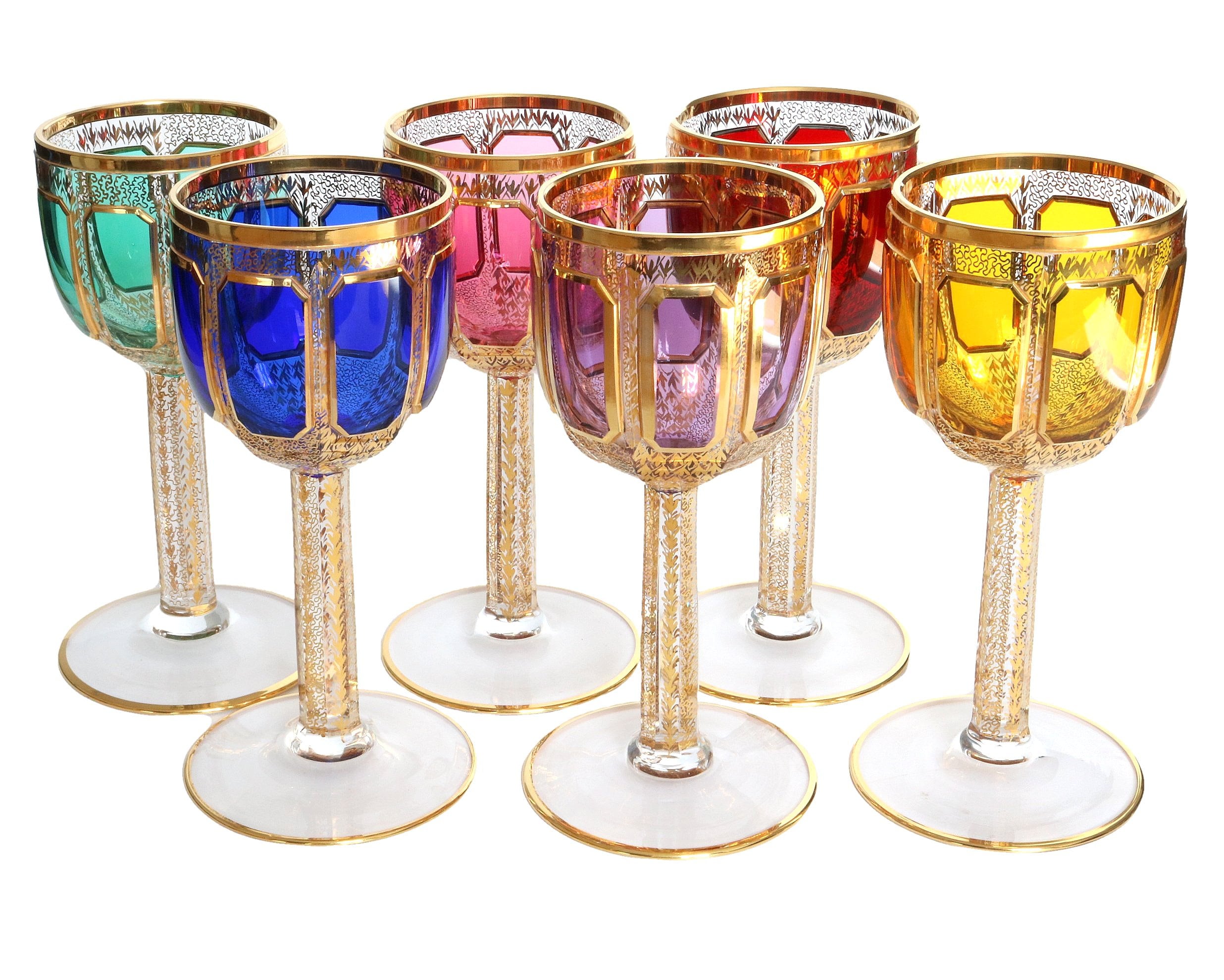 Romer Ruby Crystal Wine Glass Olive lattice 6 pcs Home & Living Wine ...
