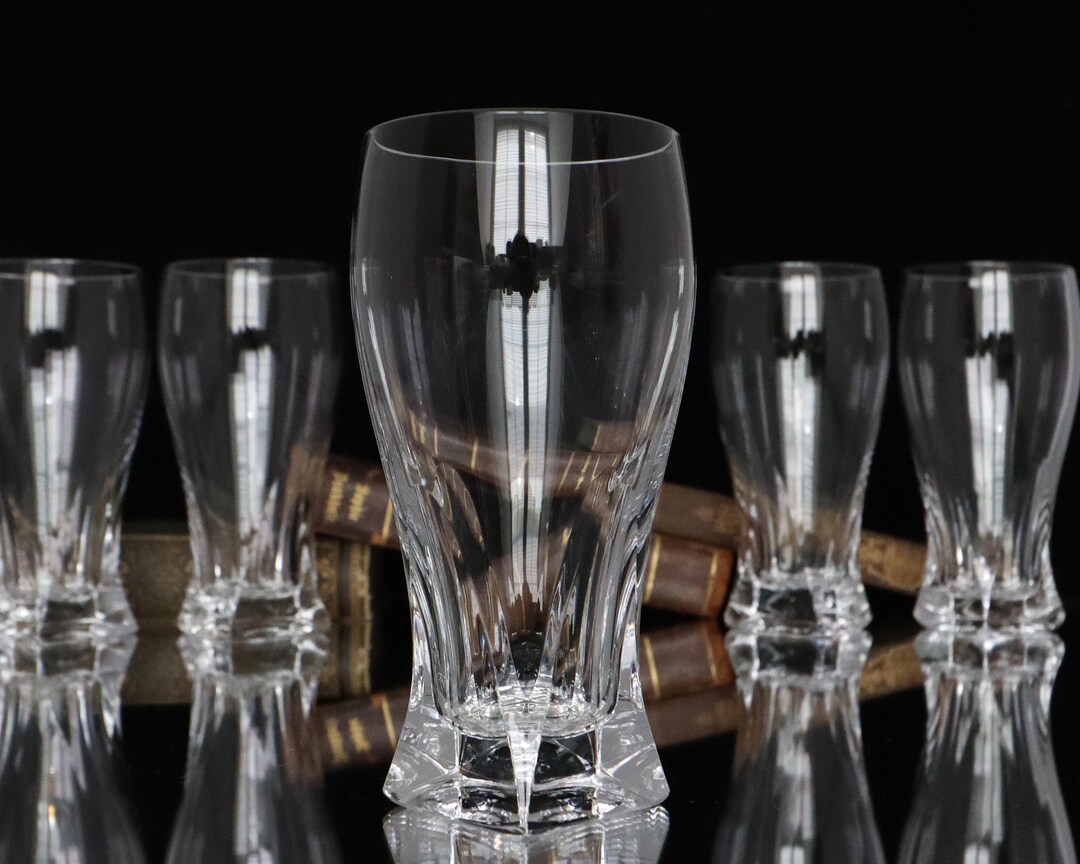 Crystal WATER Glasses - PEILL | Set of 5 - Etsy