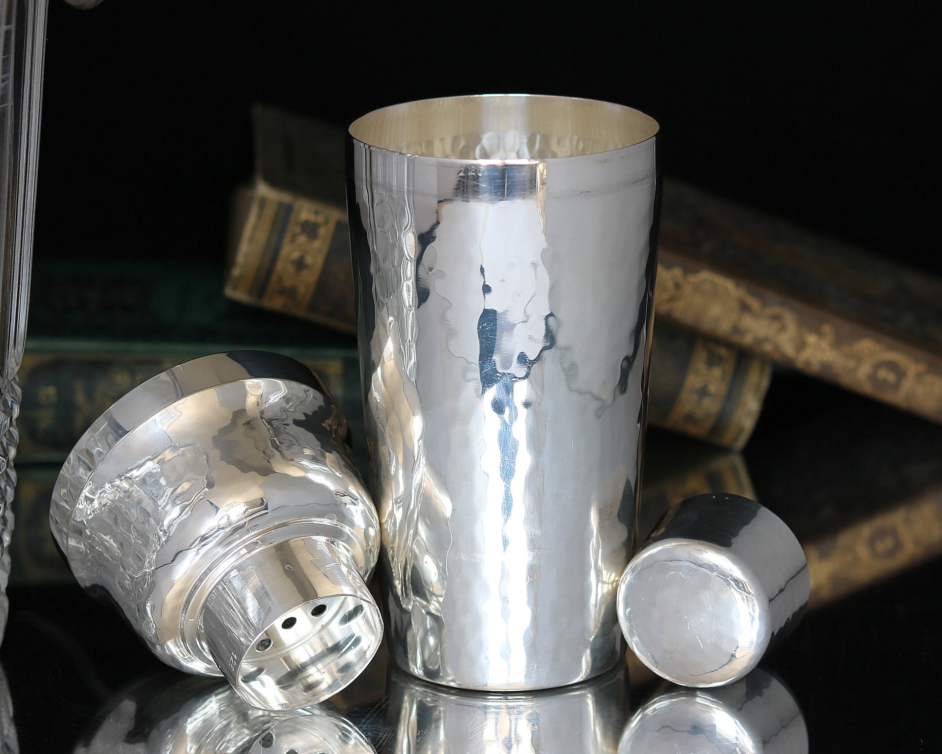 COCKTAIL SHAKER With Silver-plated Hammered Finish - WMF - Etsy