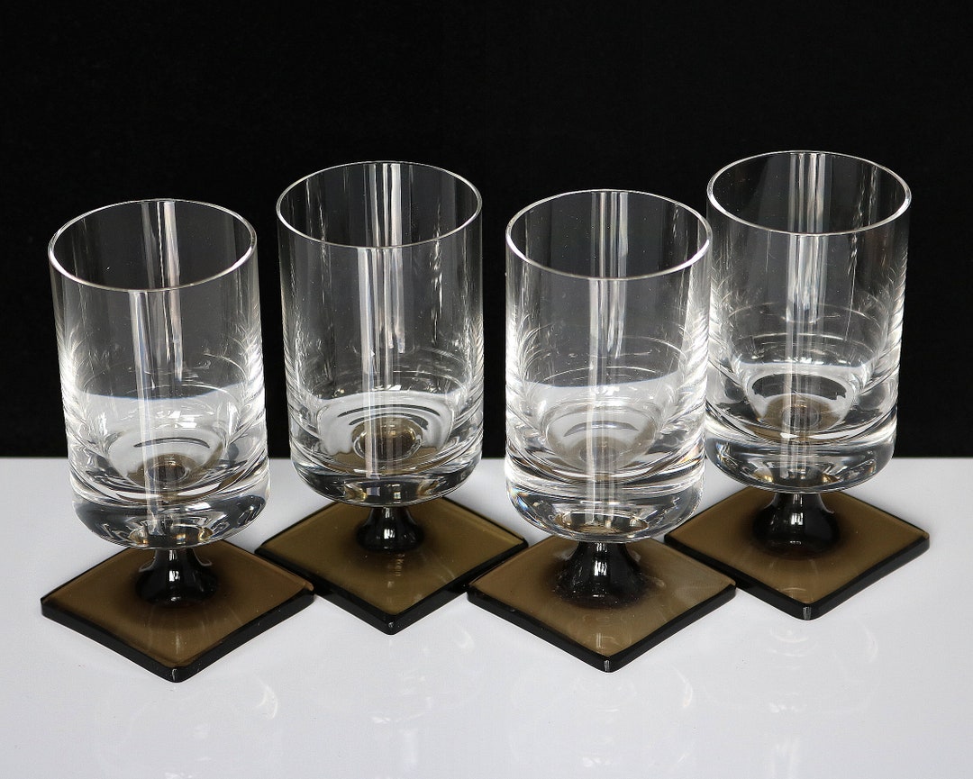 Crystal APERITIF Glasses, Square Foot - ROSENTHAL - Berlin Pattern by G ...