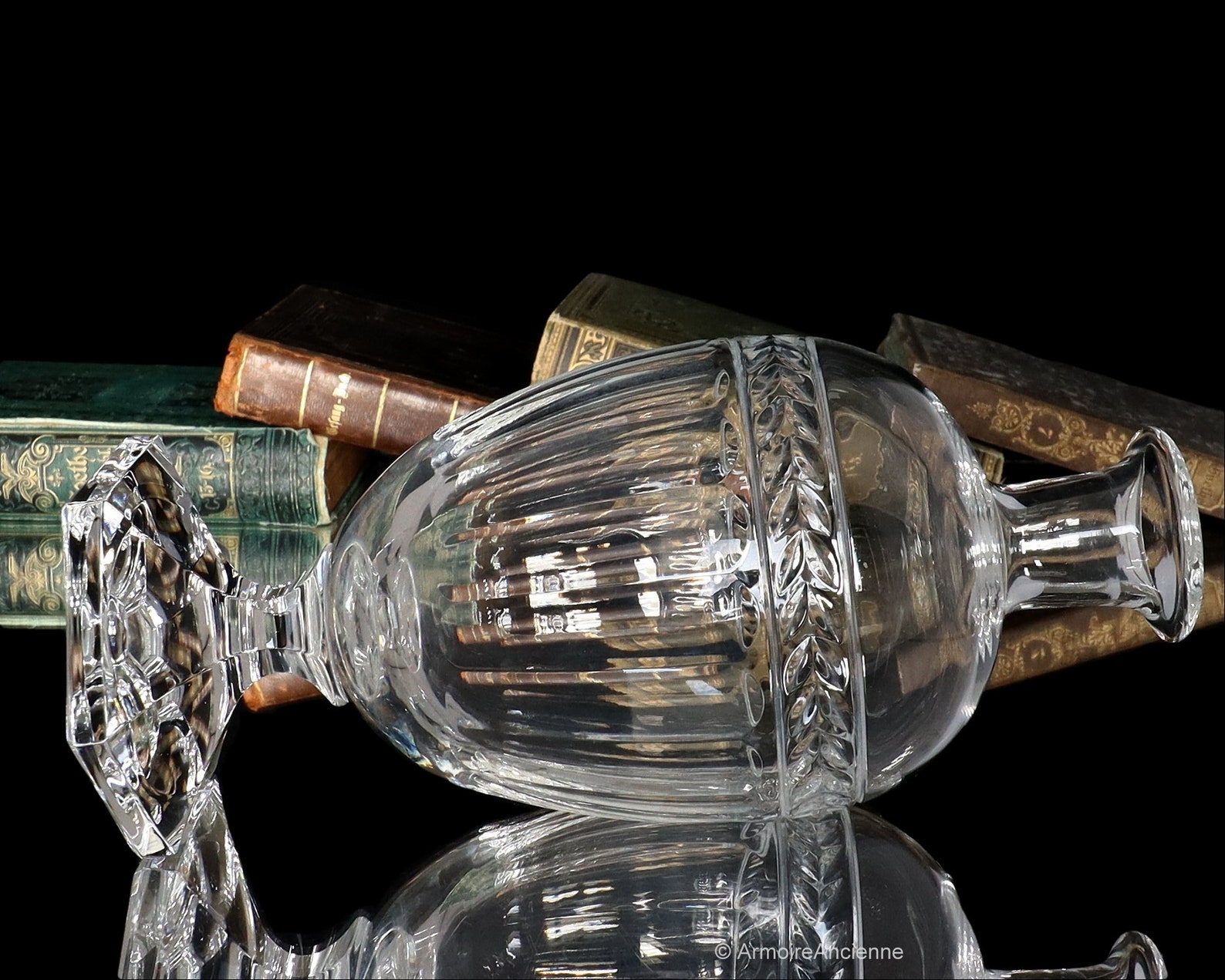Footed Crystal Decanter VILLEROY & BOCH Miss Desiree - Etsy