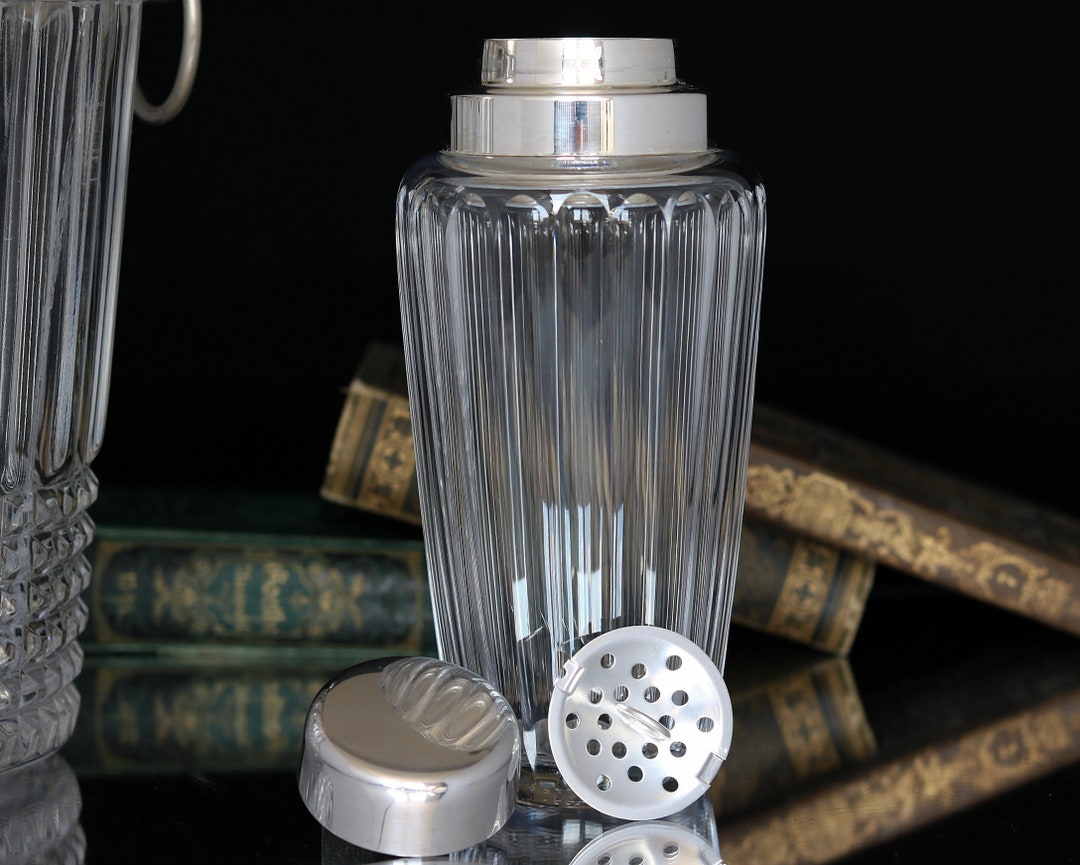 Crystal COCKTAIL SHAKER Silver-plated Mounting WMF - Etsy
