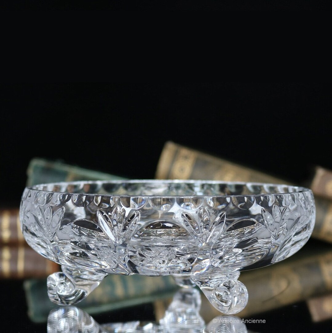 Footed CRYSTAL BOWL NACHTMANN - Etsy