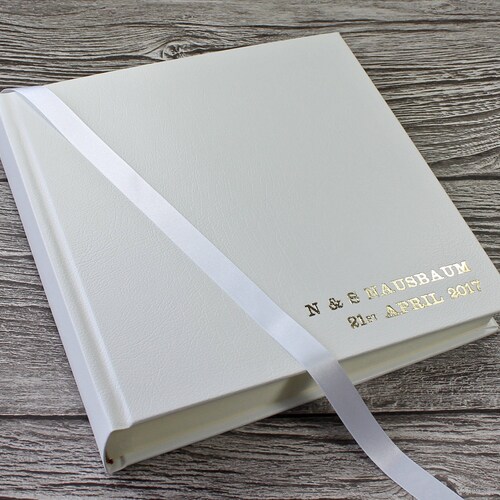 Bespoke Large Leather Wedding Album | Etsy