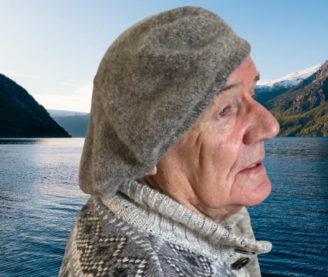 Grey Scots Bonnet, Highland Tam, Beret, Tam O' Shanter, Hand Knitted ...