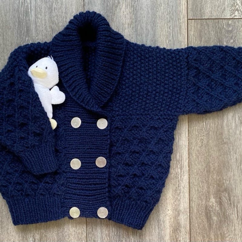 Hand Knit Jacket - Etsy