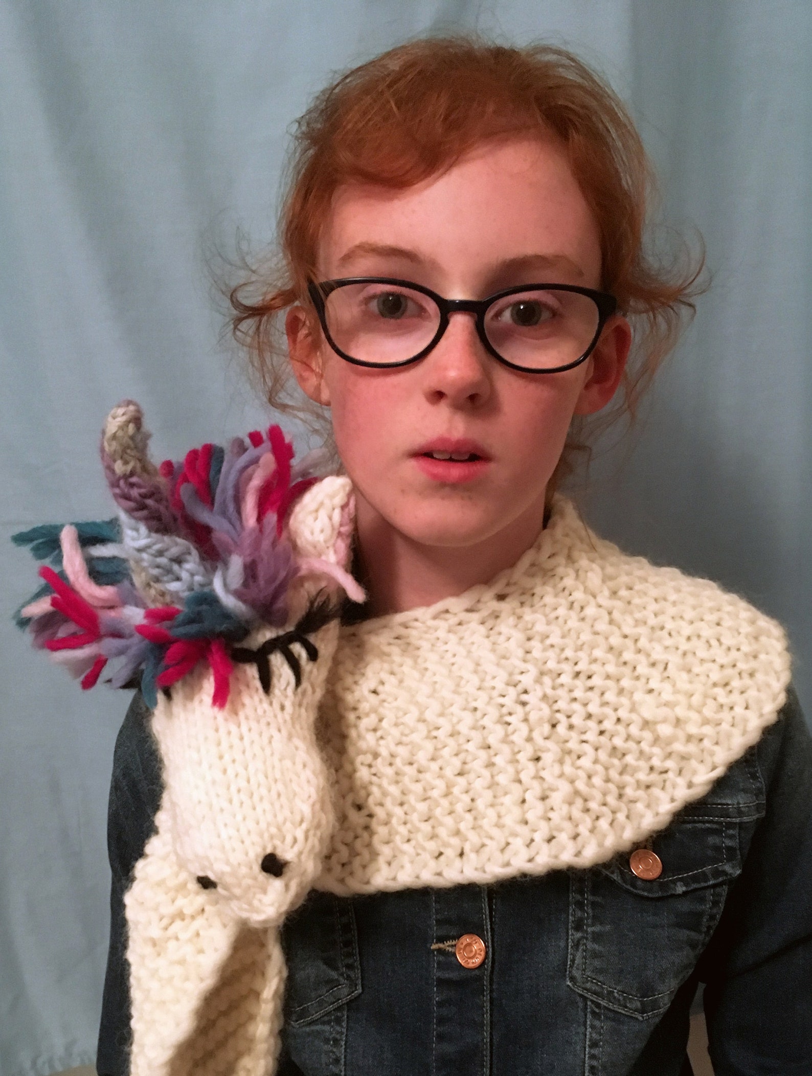 Unicorn Scarf Knitting Pattern. PDF Knitting Pattern. Cowl Pattern ...