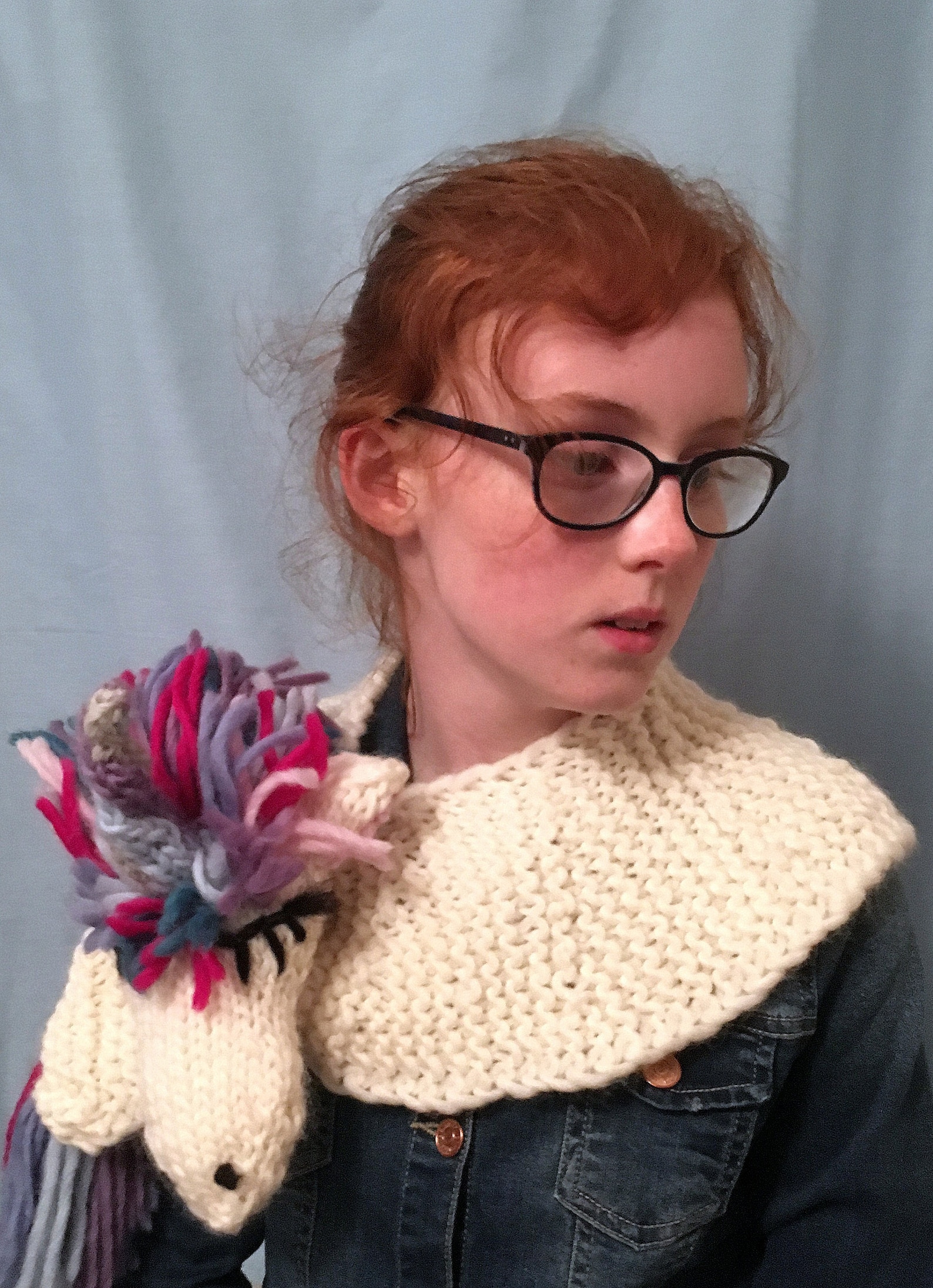 Unicorn Scarf Knitting Pattern. PDF Knitting Pattern. Cowl Pattern ...
