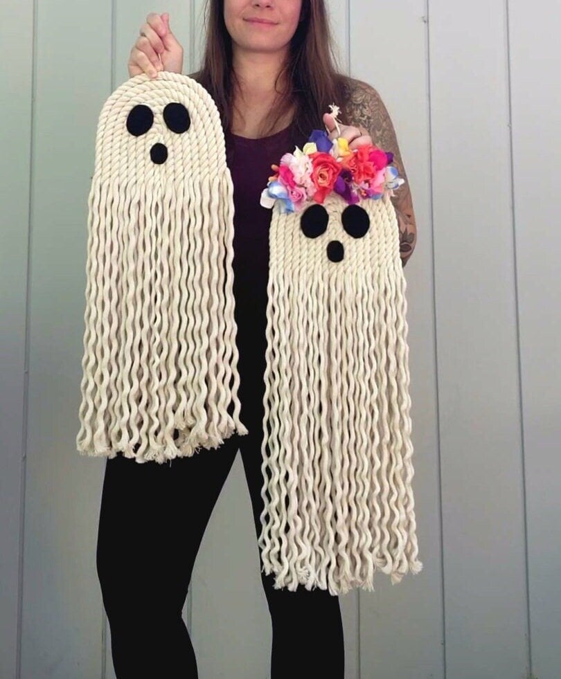 Ghost Macrame Wall Hanging // MADE TO ORDER - Etsy
