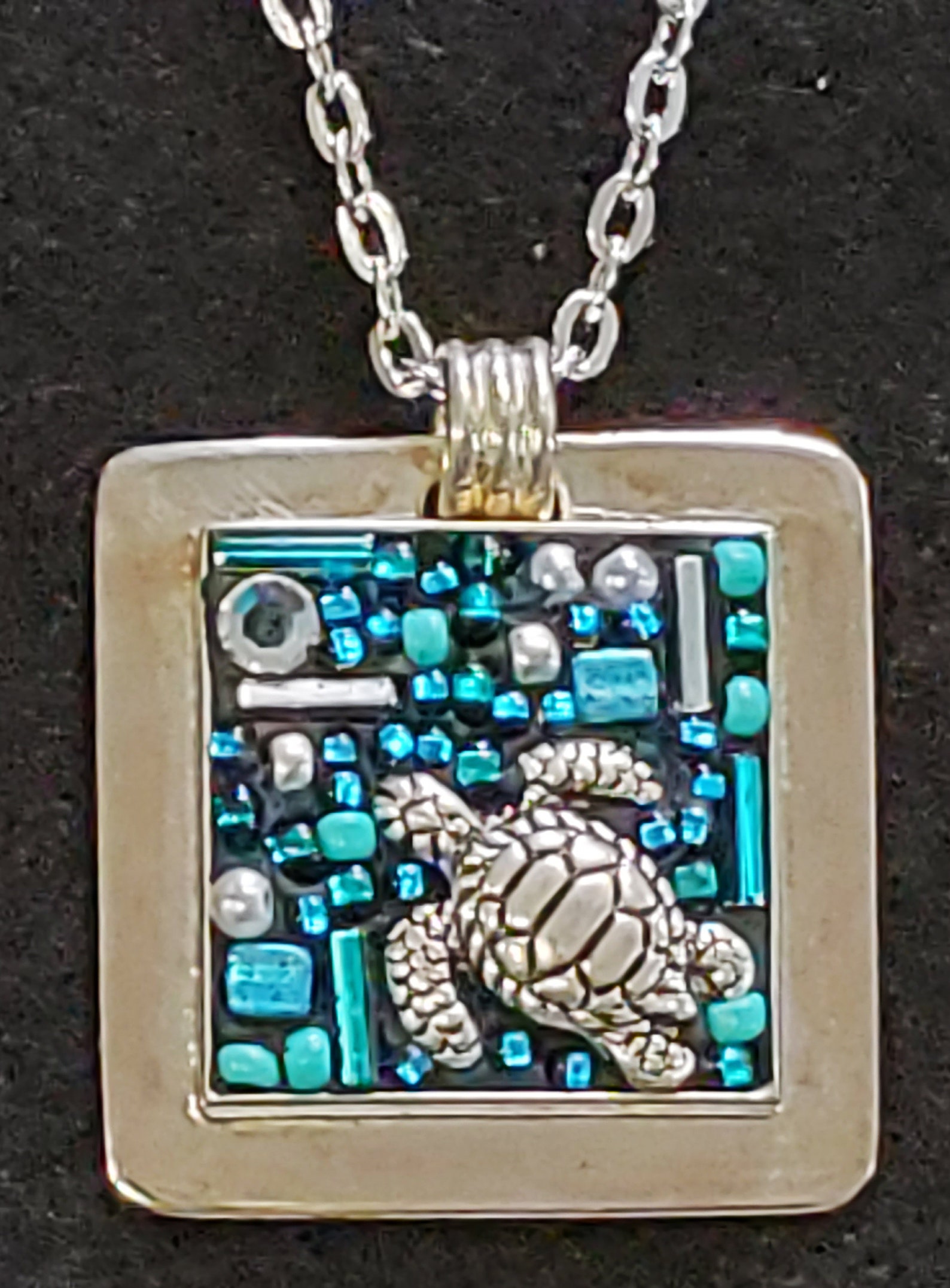Turtle Pendant - Etsy
