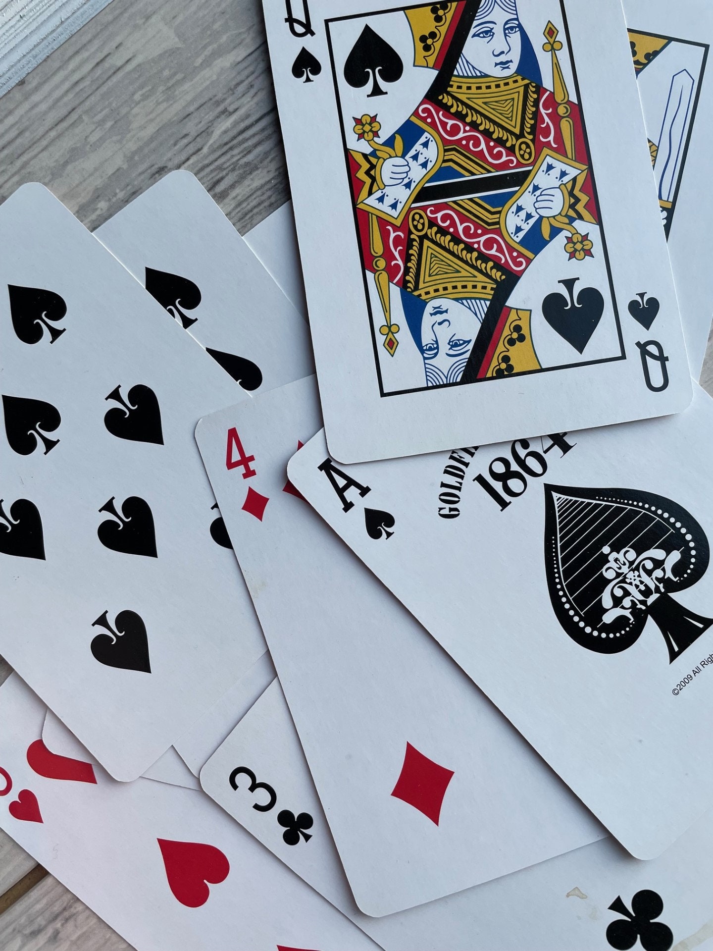 Deck of Playing Cards . Oversized Cards . "giant" Playing Cards ...