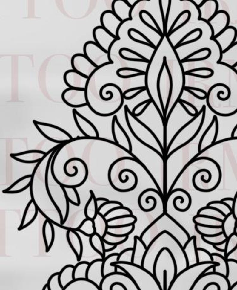 Intricate Henna-inspired Tattoo Designs - Etsy