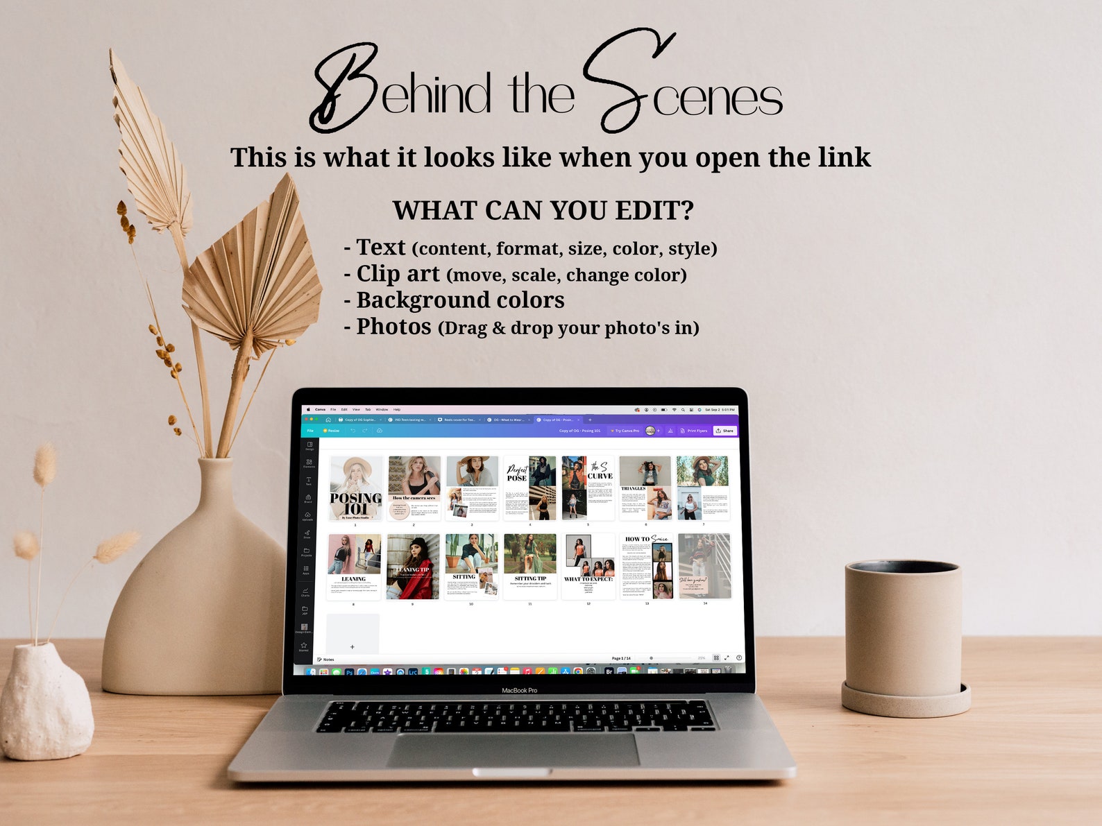 Canva Pose Guide, Female Pose Guide W/ Pictures, Preperation Guide ...