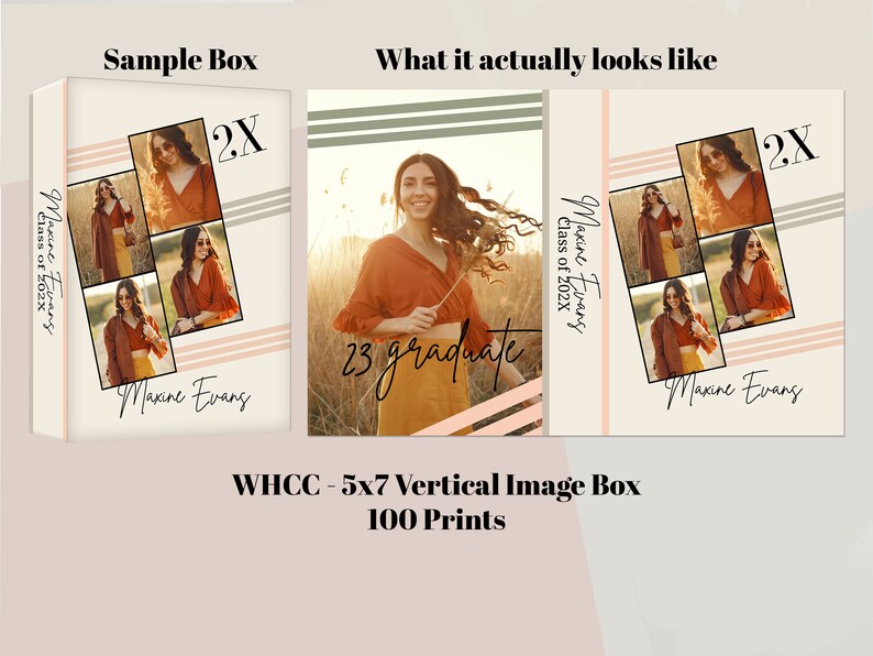 Photoshop Image Proof Box Template for Photographers, WHCC Print Boxes ...