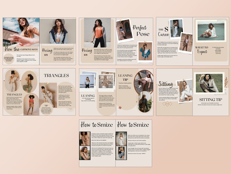 Client Posing Guide for Photographers | 16-page Canva Prep Magazine ...
