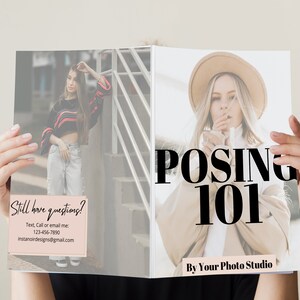 Canva Pose Guide, Female Pose Guide W/ Pictures, Preperation Guide ...