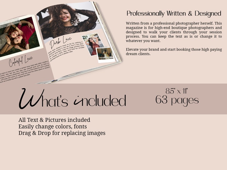 Canva What to Wear Style Guide With Pictures Pre Written - Etsy