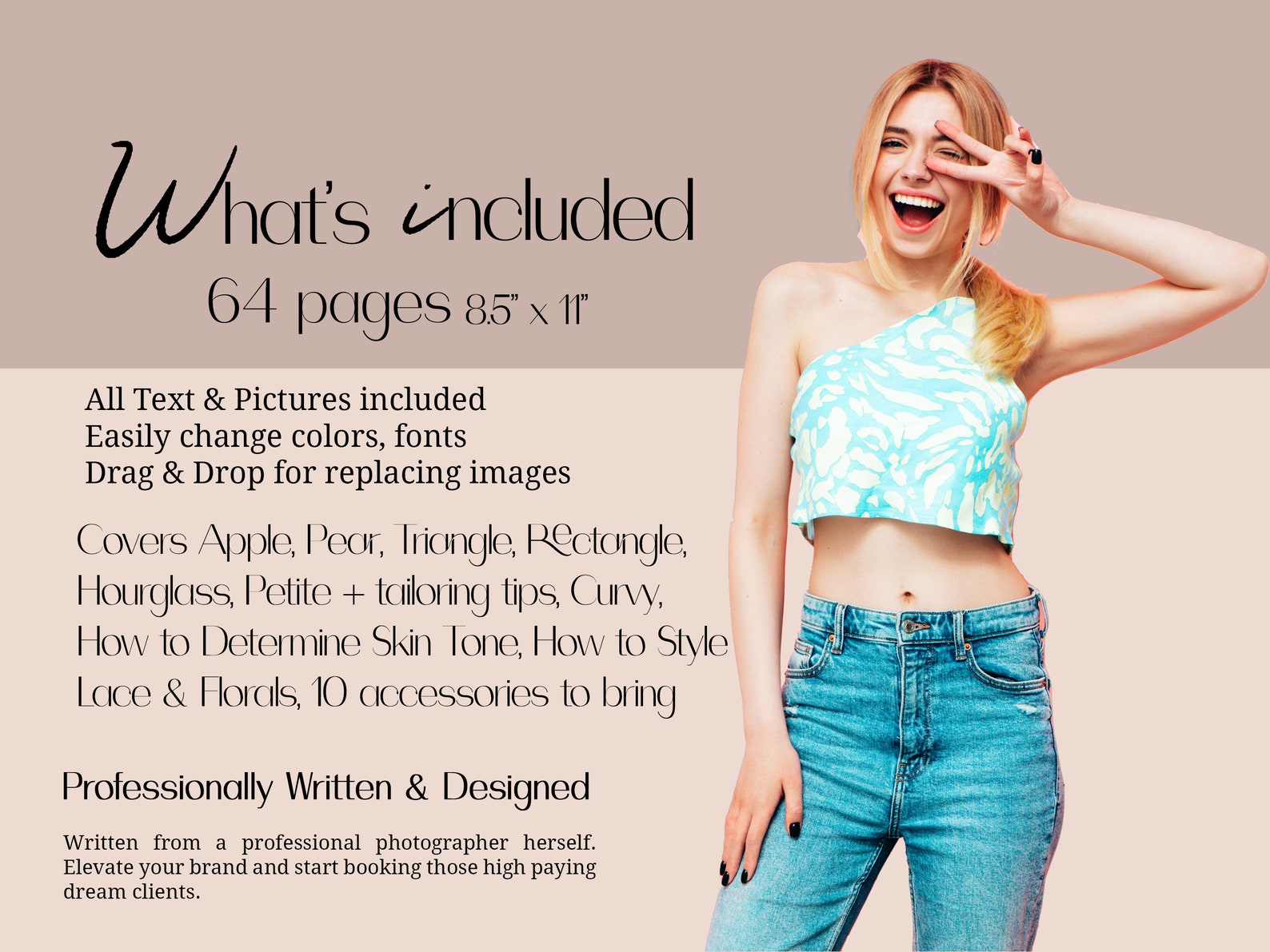 Canva What to Wear Style Guide With Pictures, Wardrobe Tips for Photos ...