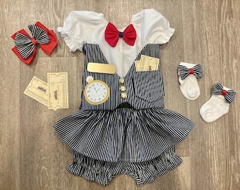 Train Conductor Baby Costume - Etsy