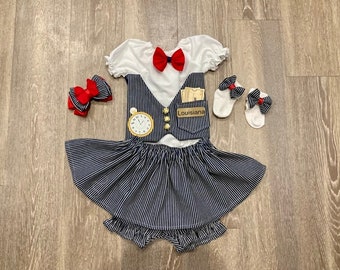 Train Conductor Baby Costume - Etsy