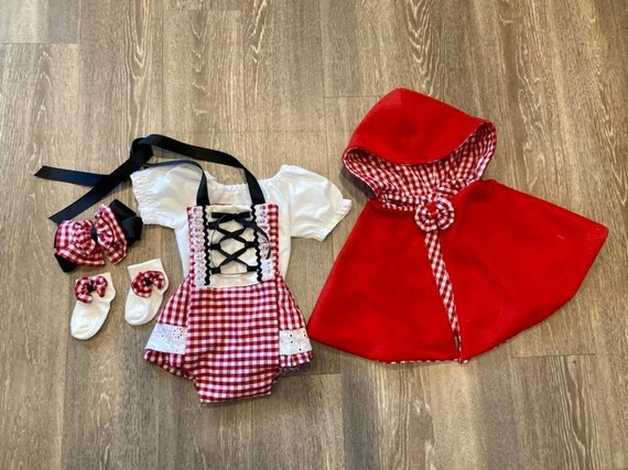 Little Red Riding Hood Costume Toddler Baby Girls Red Riding - Etsy