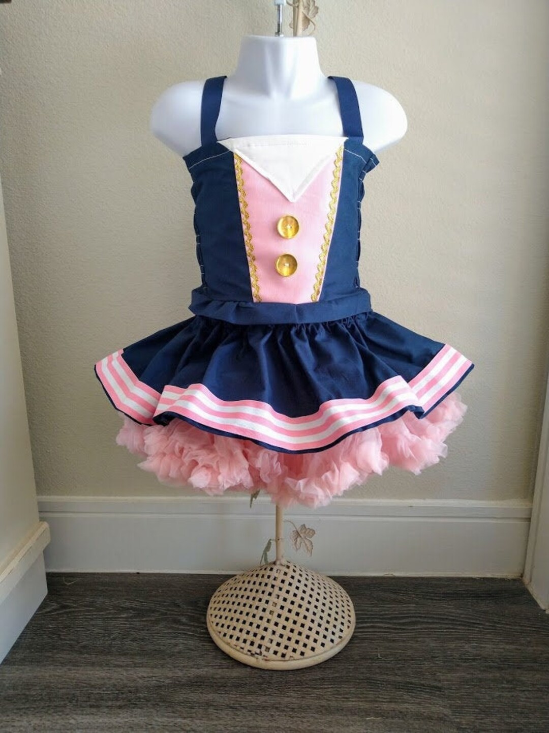 Nautical Pageant Wearpink and Navy Blue Pageants Wear Casual - Etsy