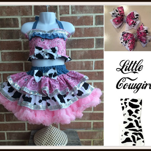 Pageant Farm Western Wear Girls Pageant Cowgirl Rodeo Etsy