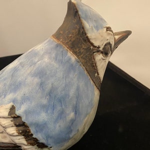 Andersen Design Pottery Blue Jay Bird Sculpture Vintage - Etsy