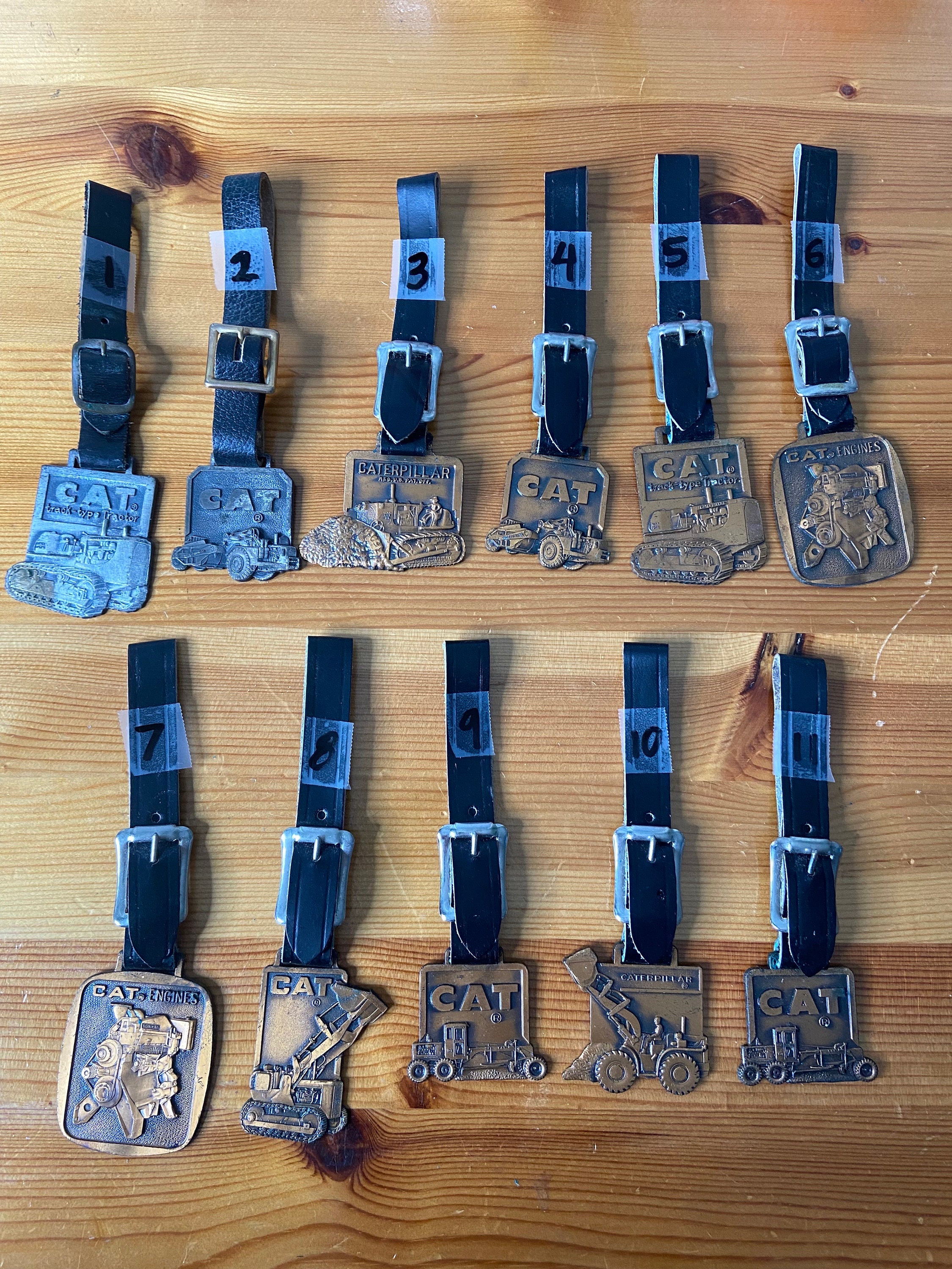 CAT Caterpillar Engine Tractor Watch Key Fob Each Vintage - Etsy