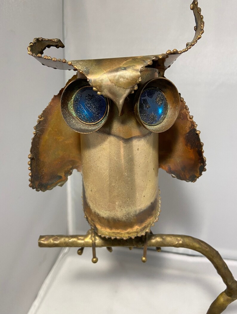 C. Jere 1970 Mid Century Modern MCM Owl on Branch Metal | Etsy