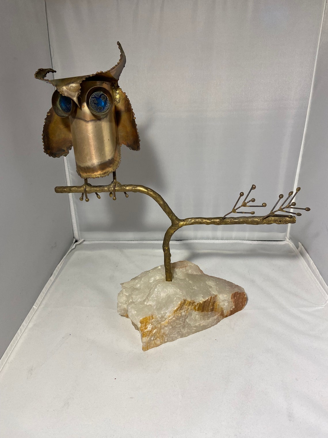 C. Jere 1970 Mid Century Modern MCM Owl on Branch Metal | Etsy