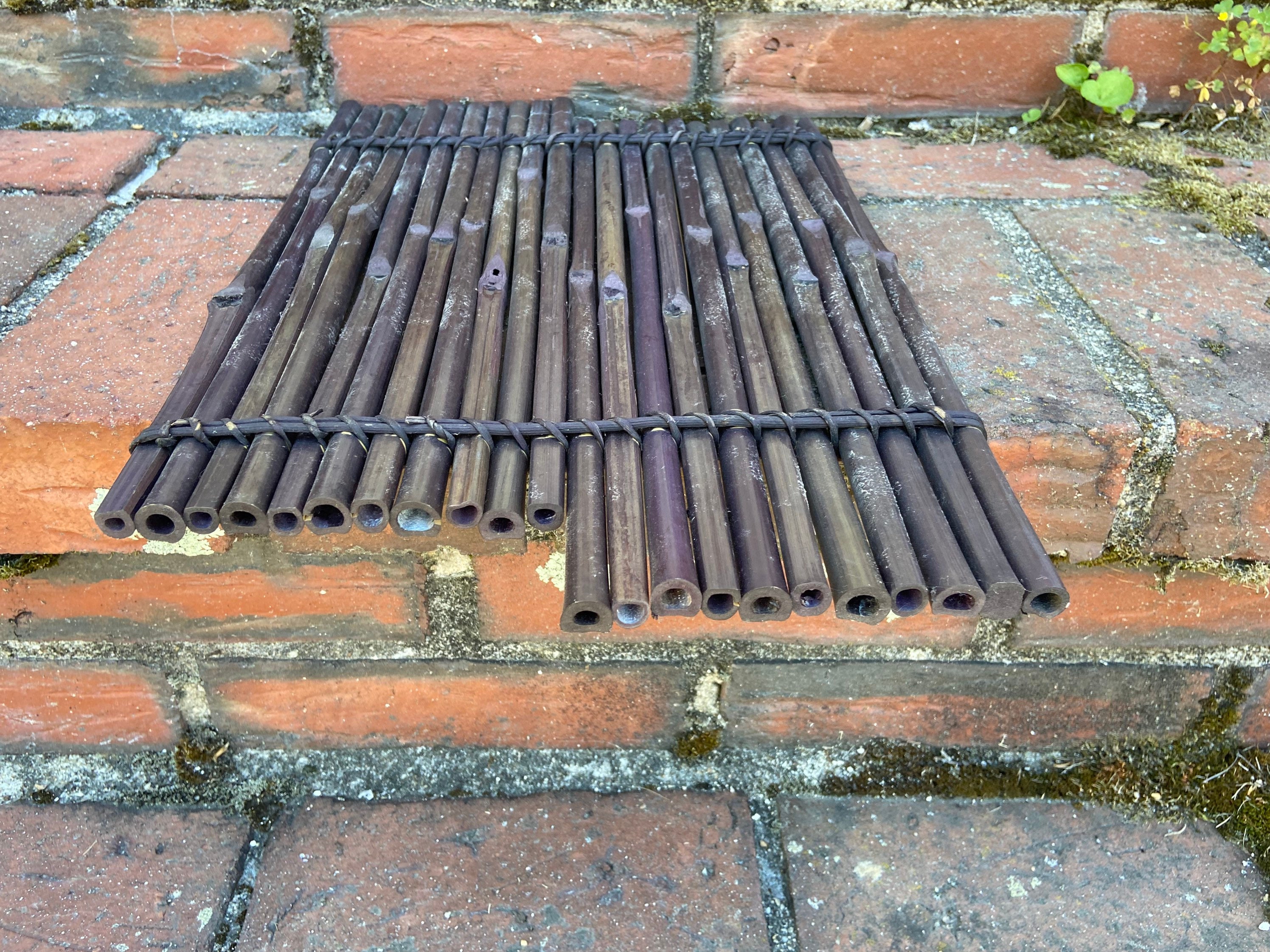 Ikebana Asian Japanese Mats 2 Mat Bamboo Bonsai Vintage Flower ...